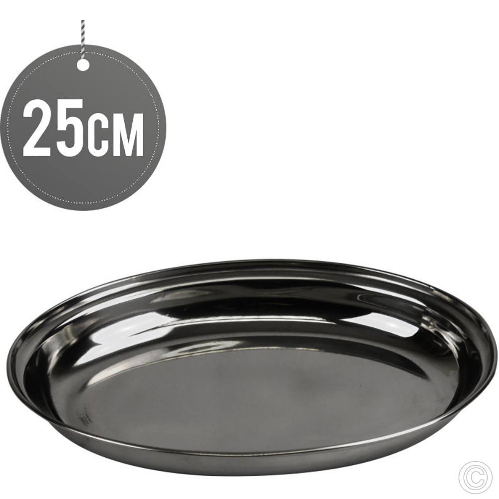 Quality Wholesale Stainless Steel Oval Curry Dish 25cm