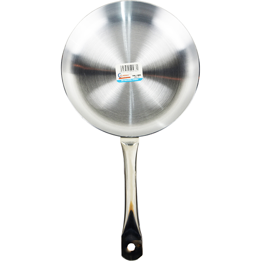 Klassic 28cm Aluminium Frying Pan Stainless Steel Pipe Handle | Visit ...