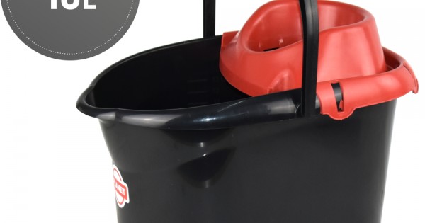 Plastic Mop Bucket With Detachable Strainer 13L | Visit Cash and Carry