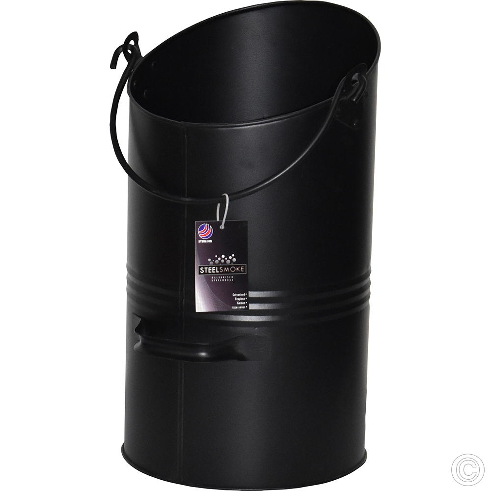 Importers & Distributors of Galvanised Black Metal Fireplace Round Coal ...