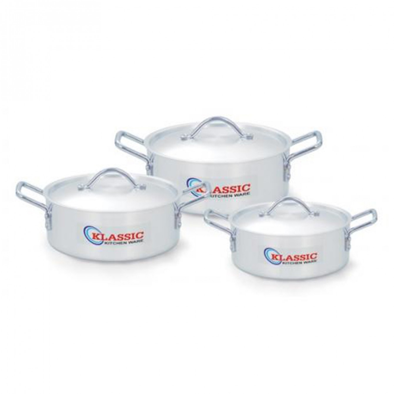 Klassic Aluminium Fish Pot Set 24,26,30cm at Trade Price