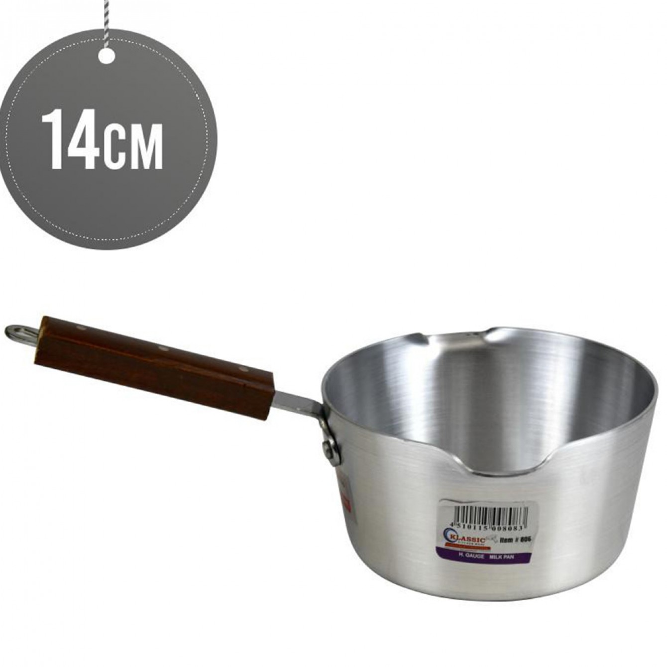Klassic Aluminium Milk Pan 14cm | Visit Cash and Carry