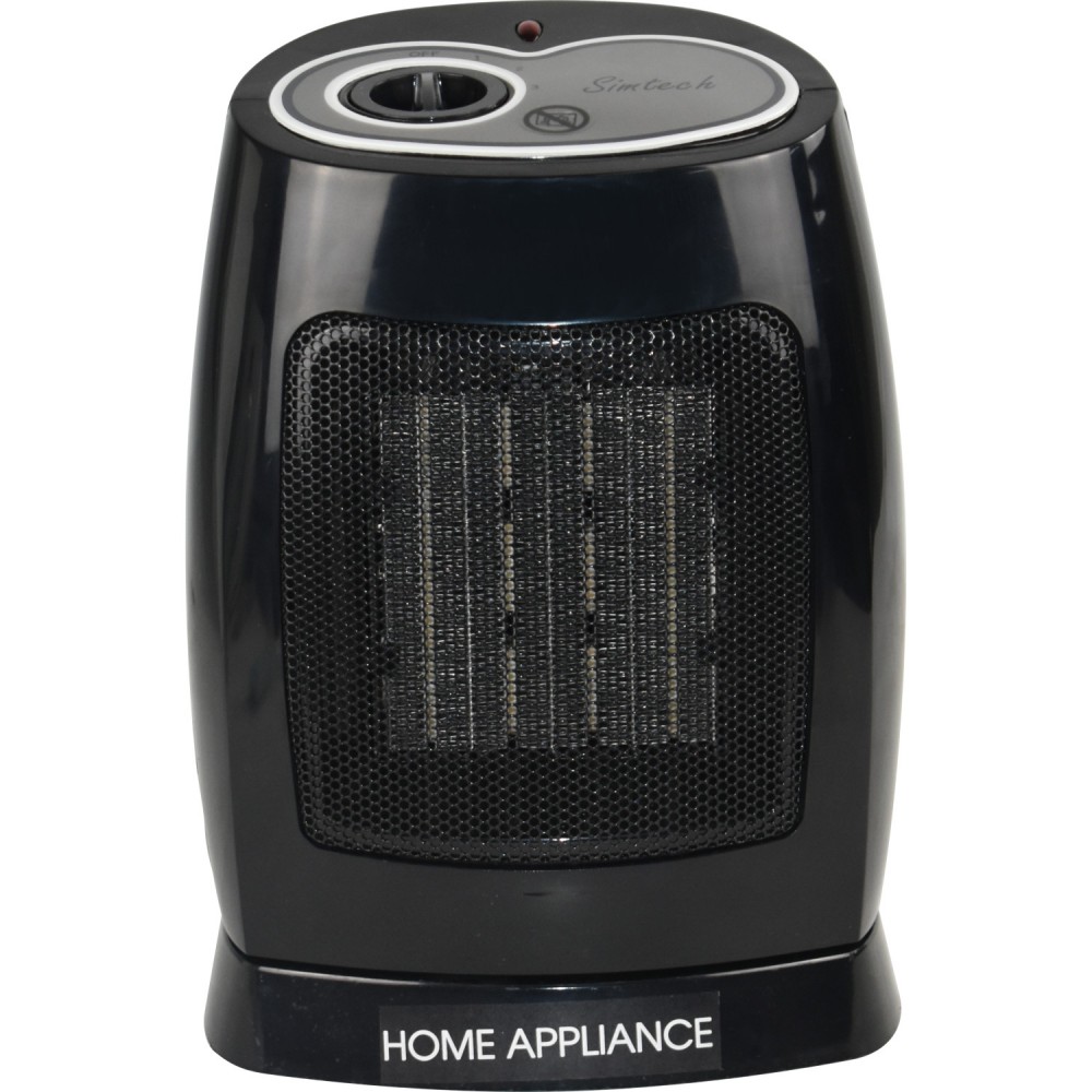 Electric Ceramic Fan Heater with 3 Settings 1500W Black at Trade Price