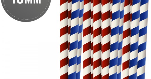 Biodegradable Smoothie Paper Straws 10MM x 190MM 40pack at Trade Price