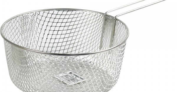 Quality Wholesale Round Chip Basket 9" With Long Handle